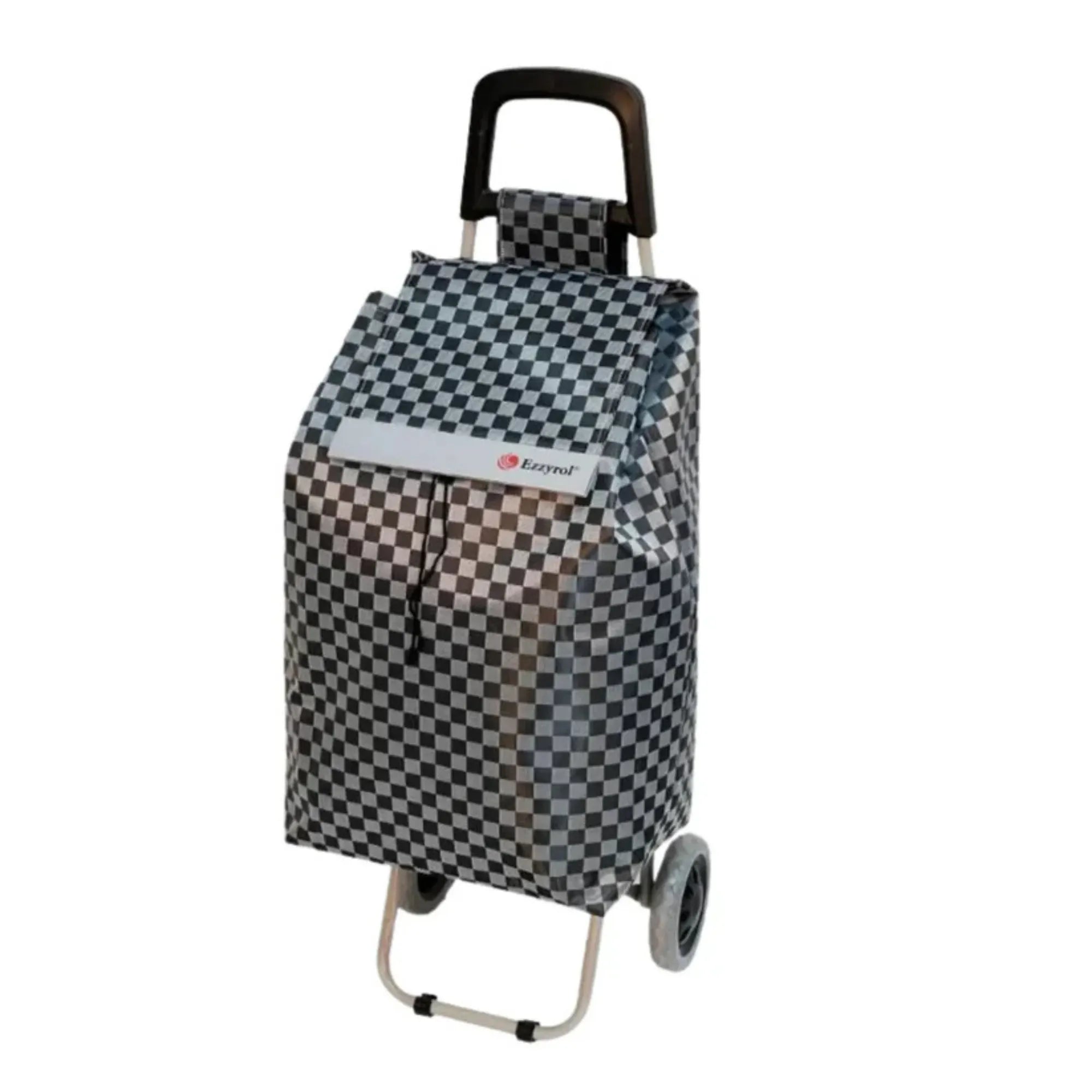 Ezzyrol Lightweight 2-Wheel Large Shopping Trolley – 75L Foldable